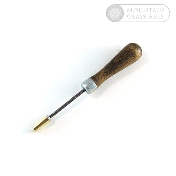 Griffin Glass Tools - 10mm Female Joint Reamer - Wood Handle