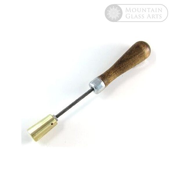 Griffin Glass Tools - 14mm Male Ground Joint Forming Tool - Wood Handle