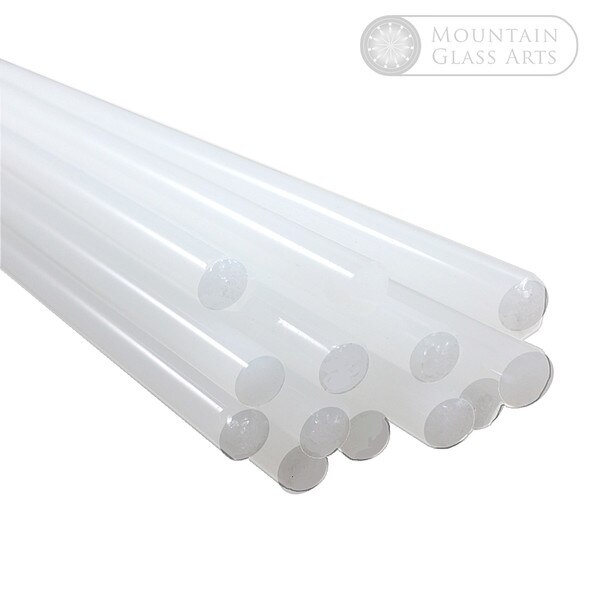 7-9mm - Jade White Rod - Borosilicate Glass - 33 COE
