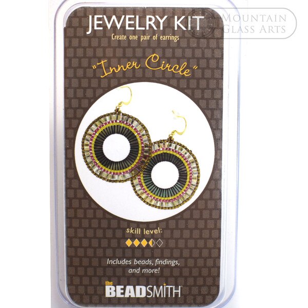 Inner Circle Earrings Bead Kit