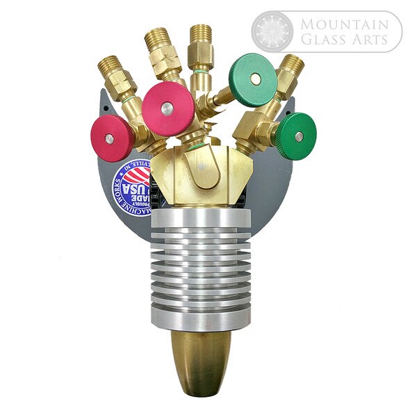 Carlisle - CC Rack & Pinion Mount Torch - 4 Inlet - #5 Centerfire