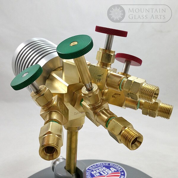 Carlisle - CC Ball & Post Mount Torch - 4 Inlet - #5 Centerfire