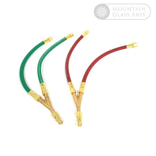 Four Inlet to Two Inlet Hose Assembly - B Fittings