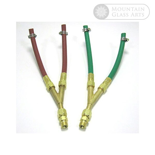 Four Inlet to Two Inlet Hose Assembly - Barbed Fittings