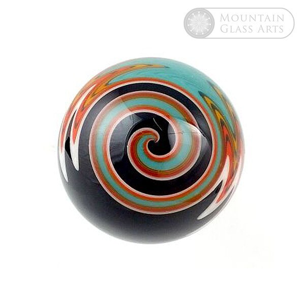 Golden Gate Glassworks - Fiesta Black 50/50 w/ Stringers