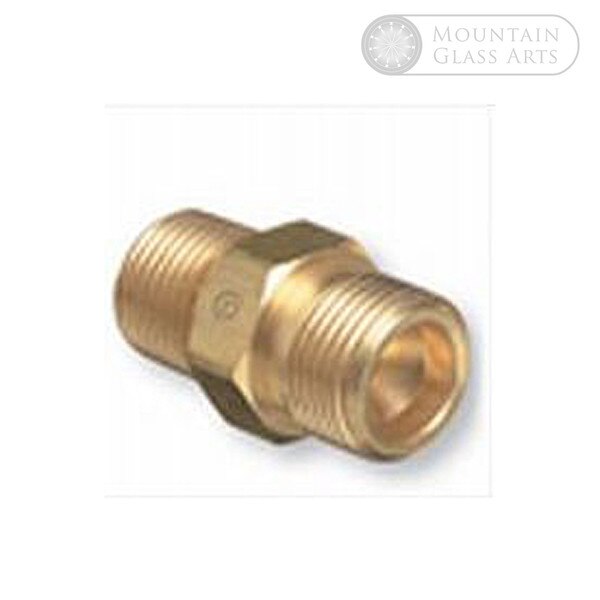 Male to Male Fitting - NPT to B Size - Oxygen Thread