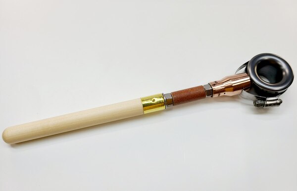 Mike Close Marble Molds - 1" Graphite Doughnut Mold on Wooden Handle