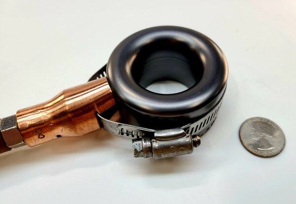 Mike Close Marble Molds - 1" Graphite Doughnut Mold on Wooden Handle