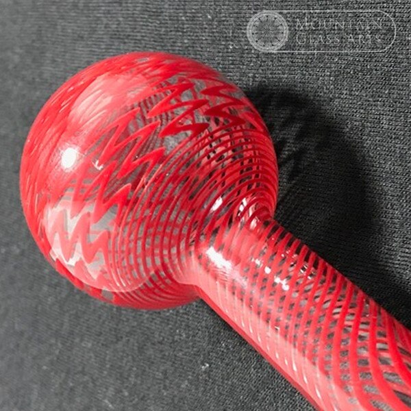 Golden Gate Glassworks - Red Chello - Medium Wall