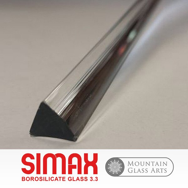 Simax - Triangle Rod - 11mm (55) - Borosilicate Glass - 33 COE