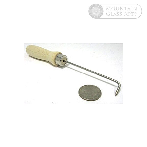 Griffin Glass Tools - 3/32" Bent Stainless Steel Rake